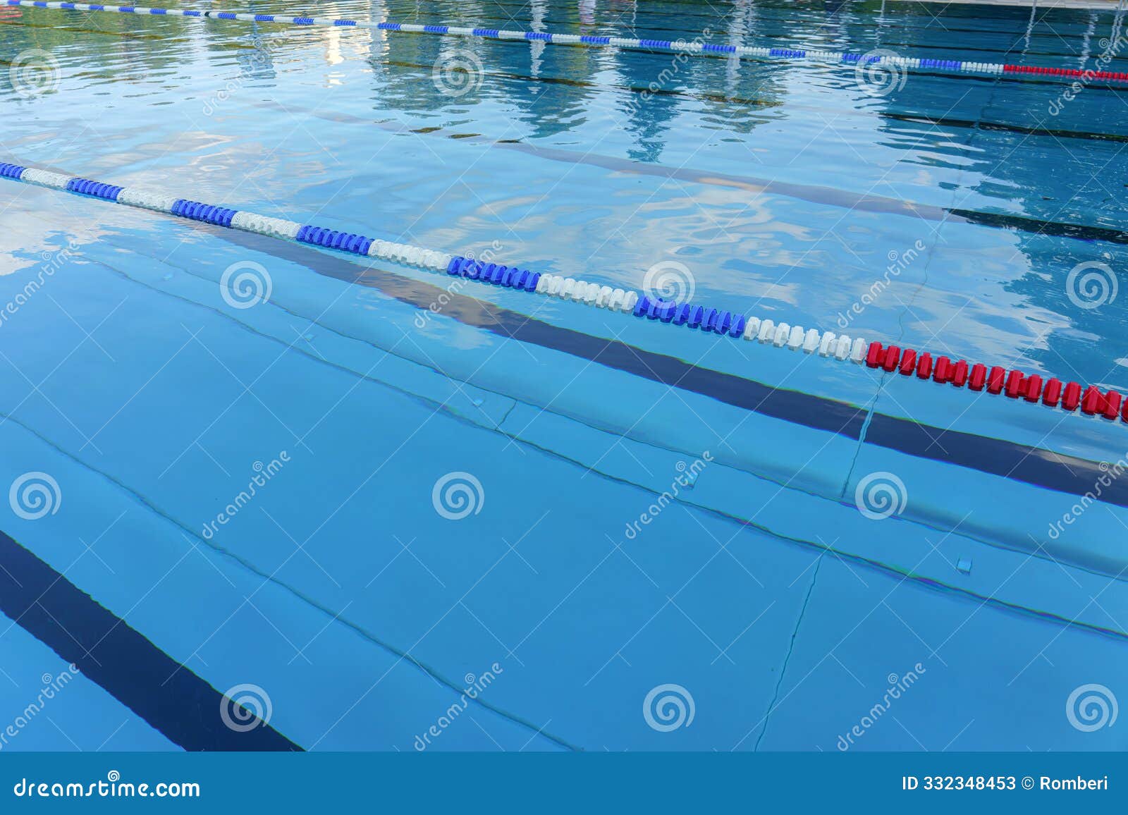 Dividing Lanes for Swimming Pools Stock Image - Image of water ...