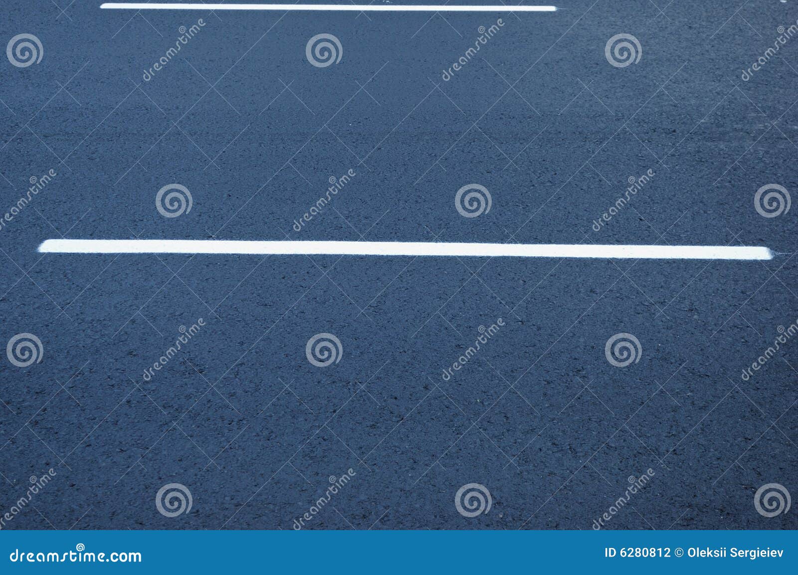 Dividing Lines on the Highway Stock Photo - Image of arrow, destination ...