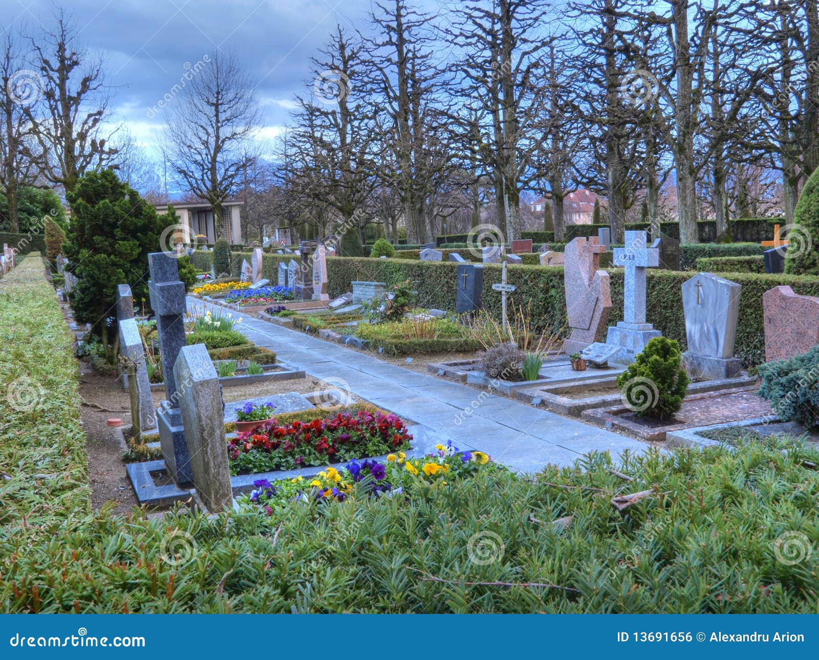 Divine colorful graveyard stock photo. Image of divine - 13691656