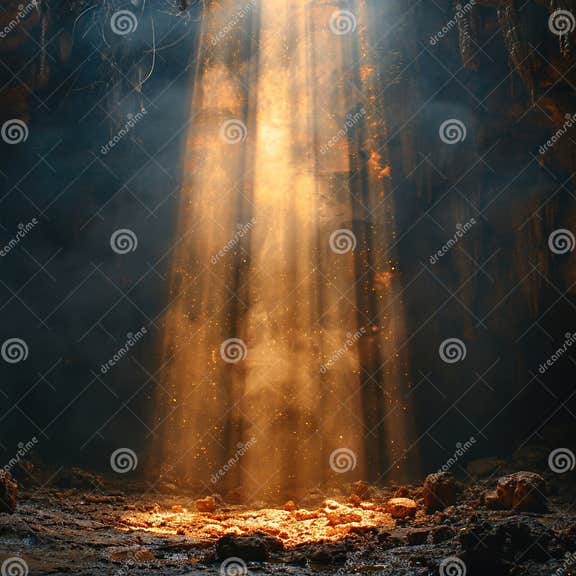 Divine Illumination: the Symbolism of Light in Stock Image - Image of ...
