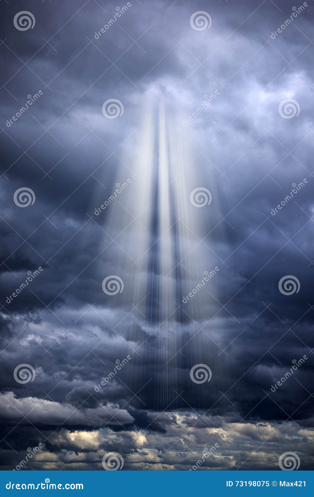 Divine Intervention or Message from Heaven Stock Image - Image of godly ...