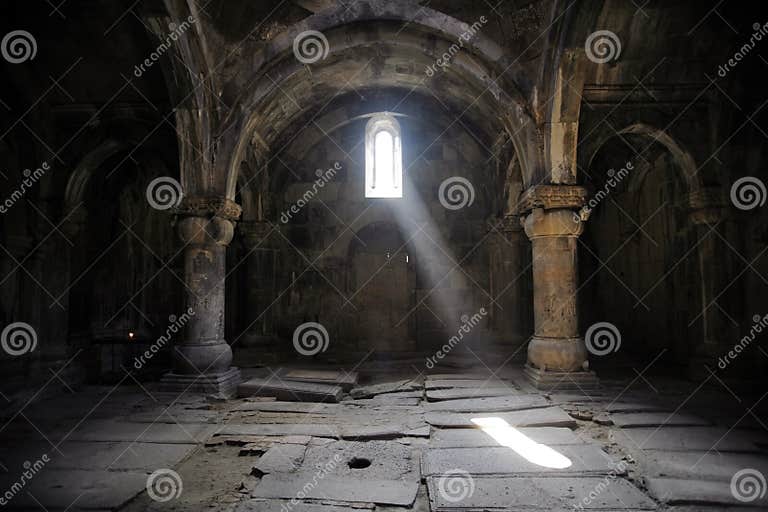 Divine Light stock image. Image of black, dark, cathedral - 14423229