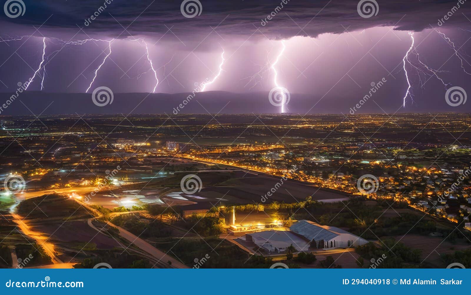 Divine lightnings stock illustration. Illustration of thunderstorm ...