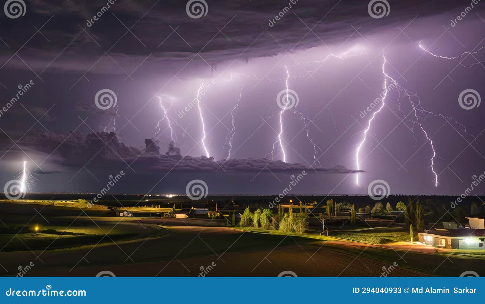 Divine lightnings stock illustration. Illustration of astronomy - 294040933