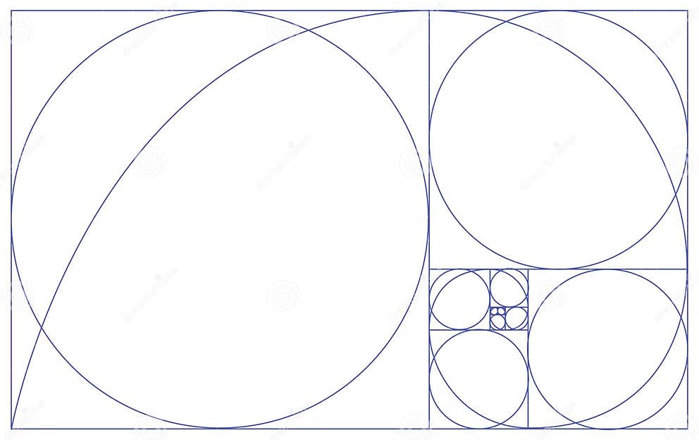 Divine Proportions stock vector. Illustration of ration - 65296621