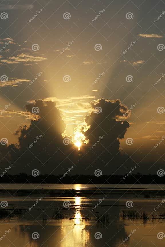 Divine Sunrise stock photo. Image of nature, clouds, water - 3346626