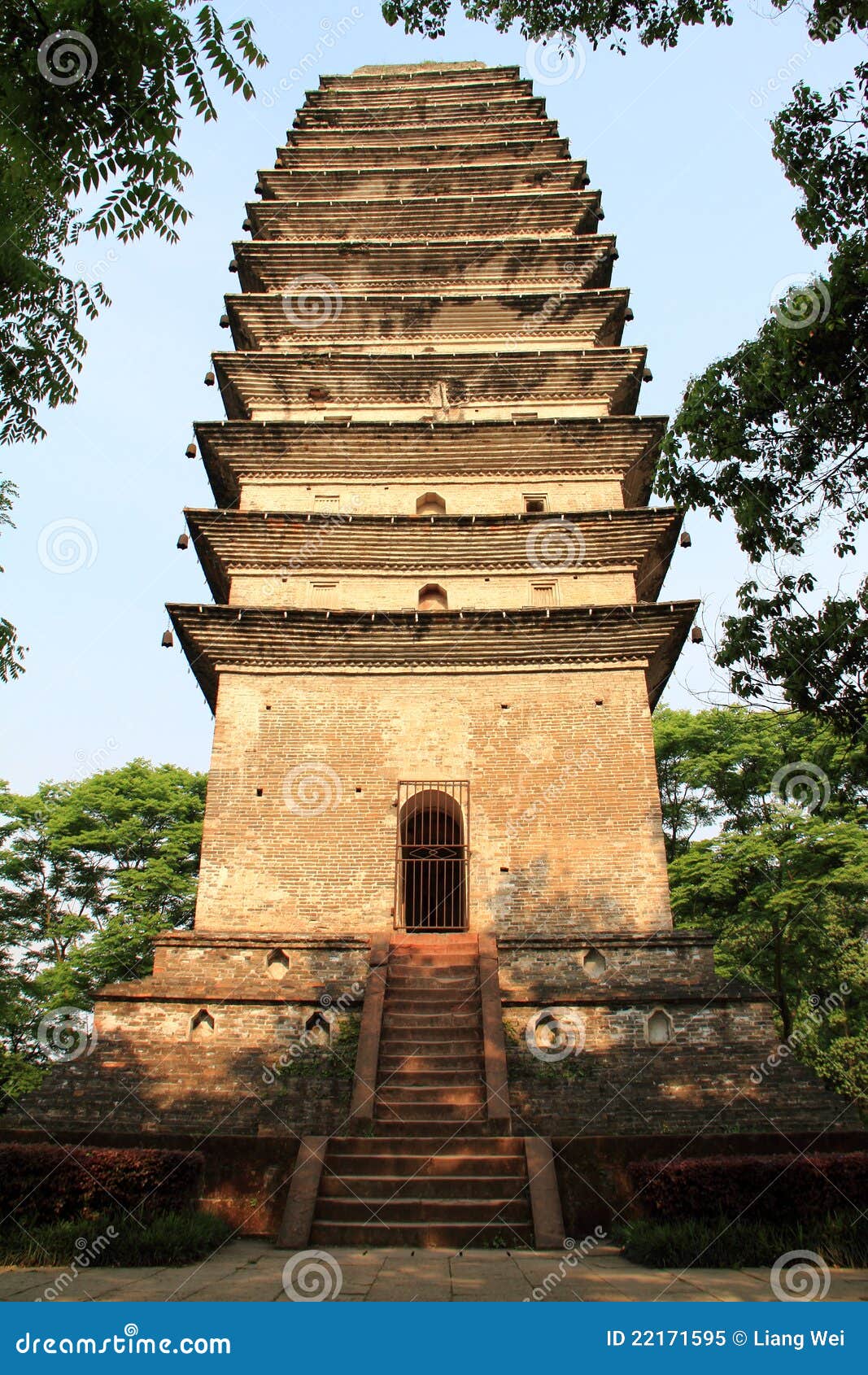 Divine Treasure Pagoda stock image. Image of master, spirit - 22171595