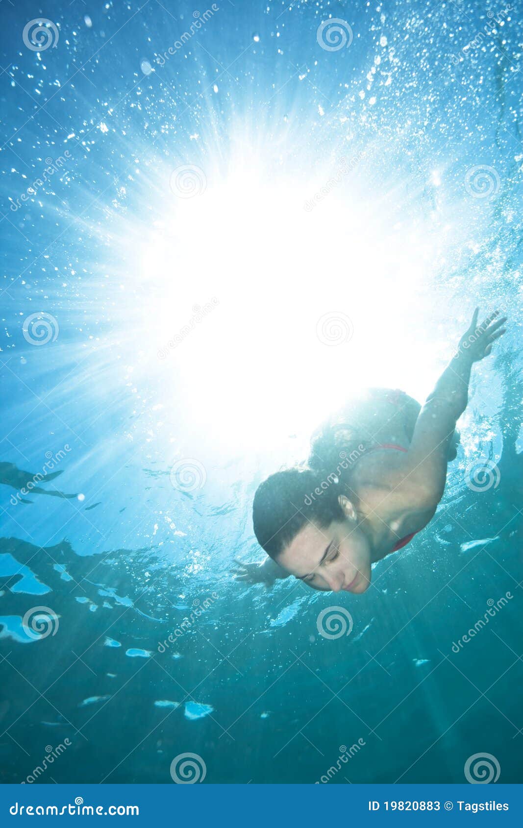 Diving stock image. Image of nature, female, idyllic - 19820883