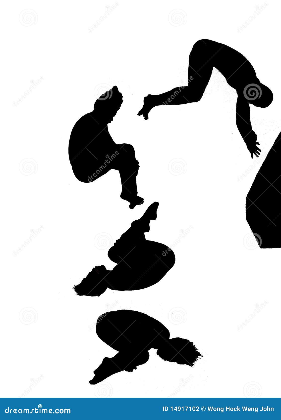 Diving black figure stock photo. Image of figure, center - 14917102