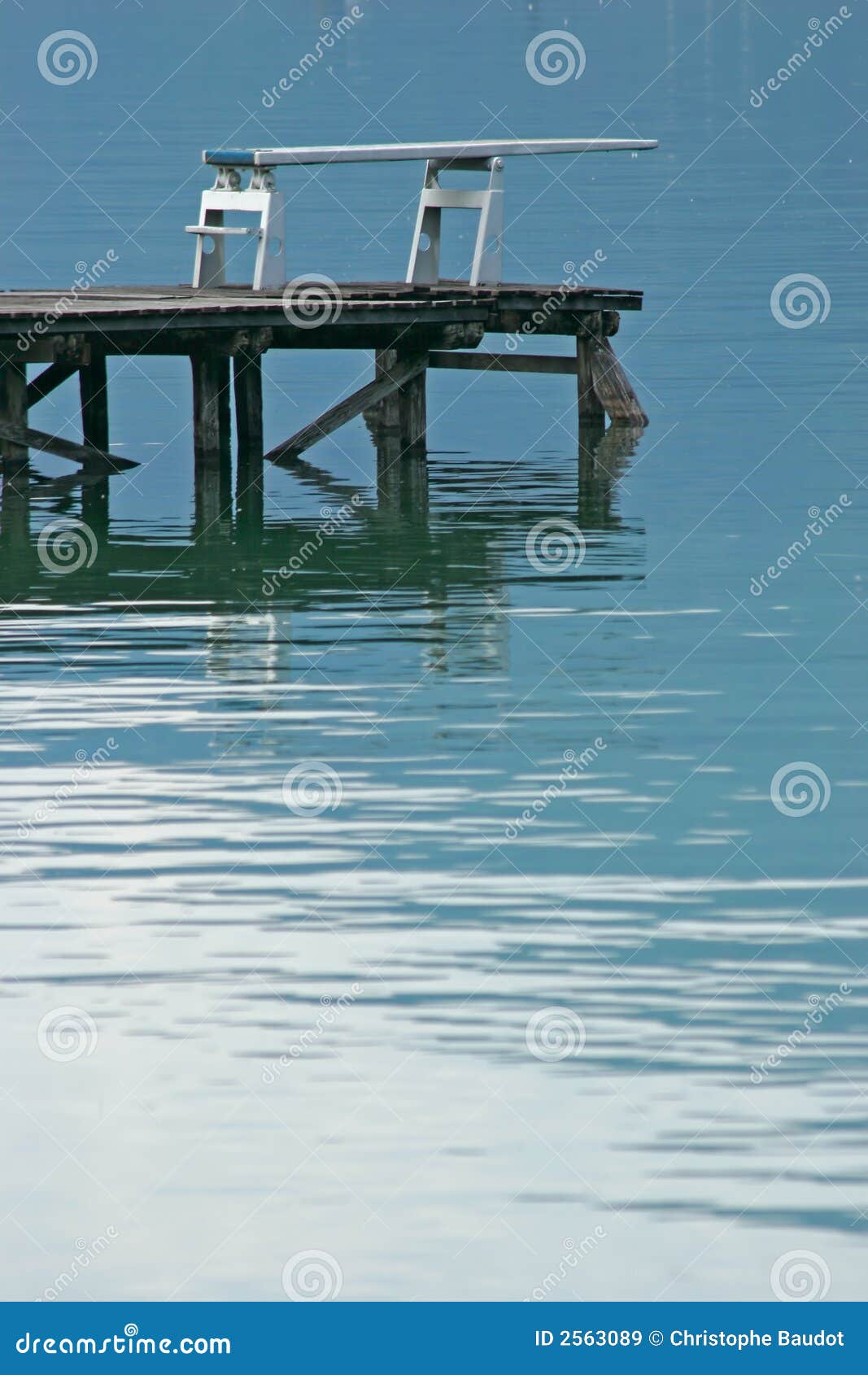 Diving Board On A Lake Picture. Image: 2563089