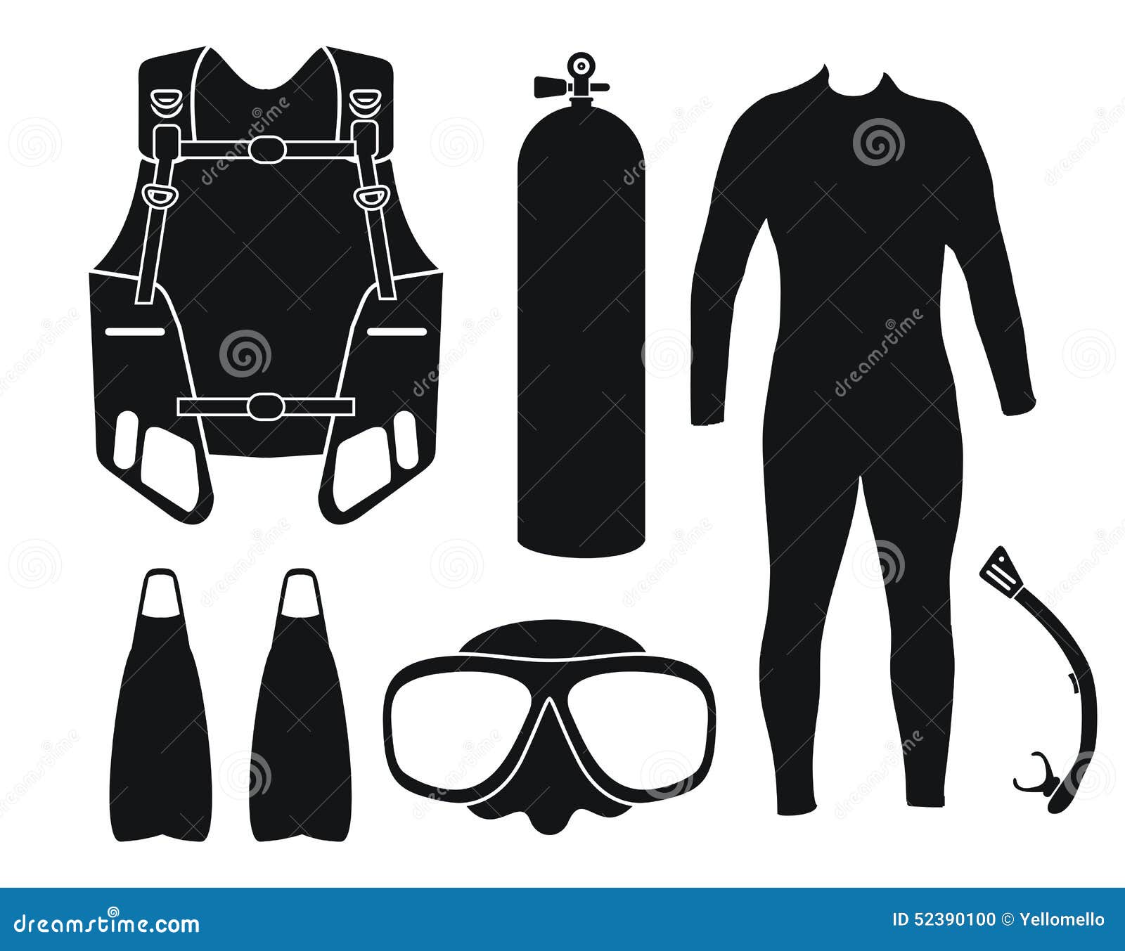 Scuba Tank Silhouette