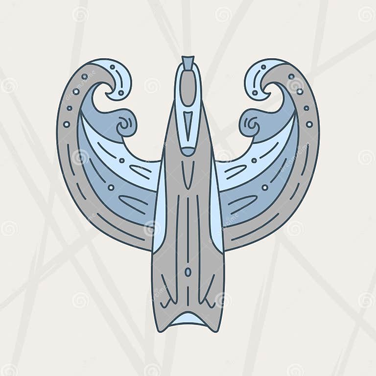 Diving fin pattern stock vector. Illustration of simple - 49715505