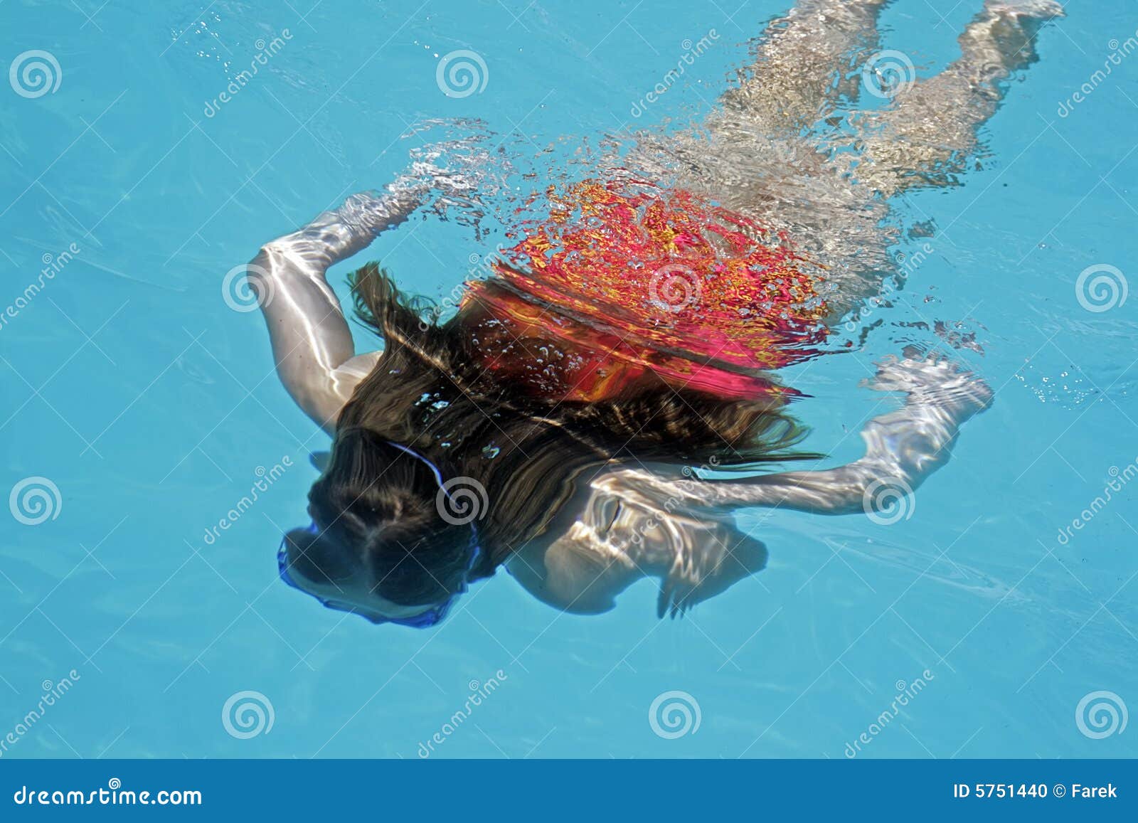 Diving girl stock photo. Image of power, purple, people - 5751440