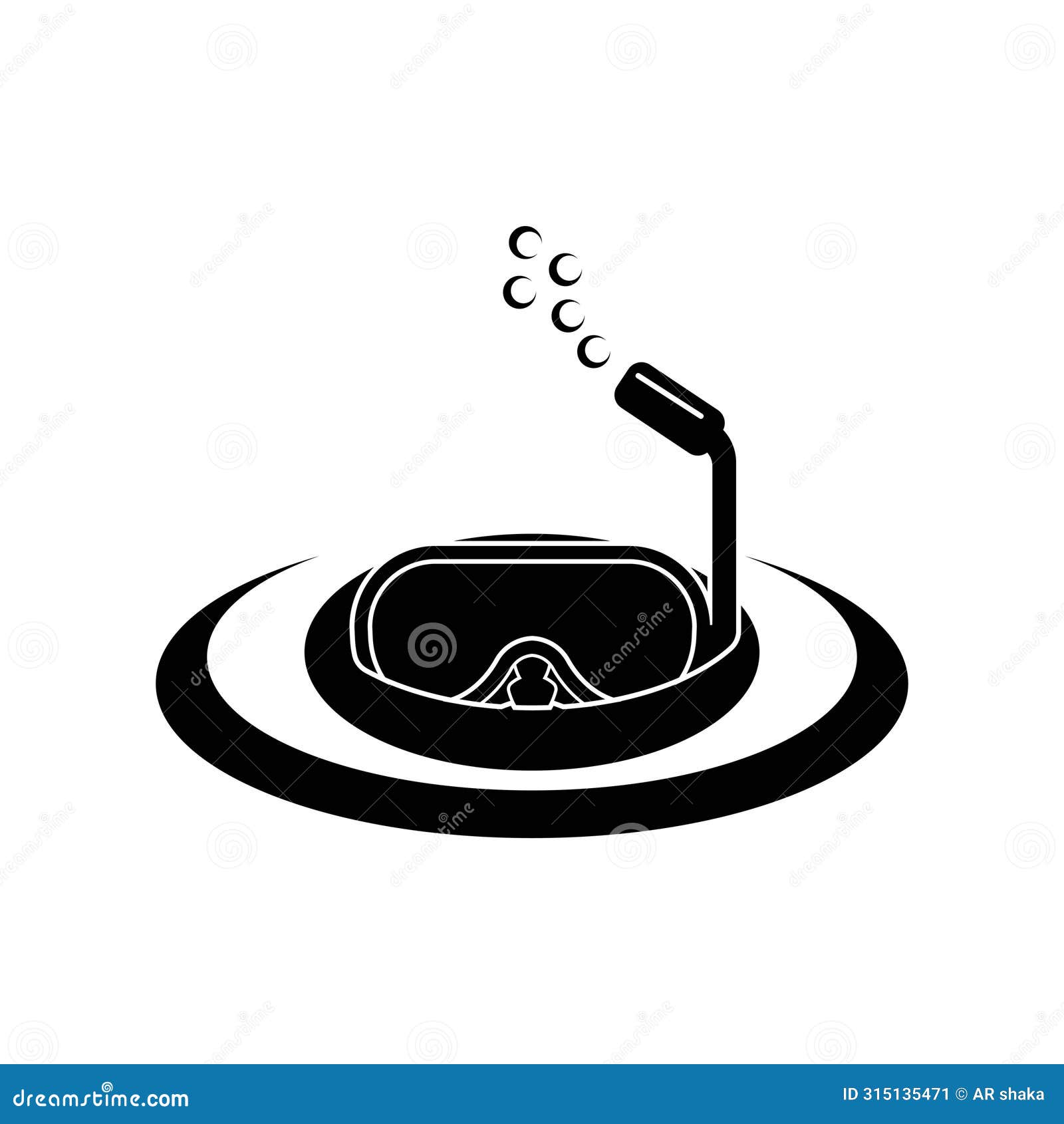Diving Goggles Icon Symbol,illustration Design Template Stock Vector ...