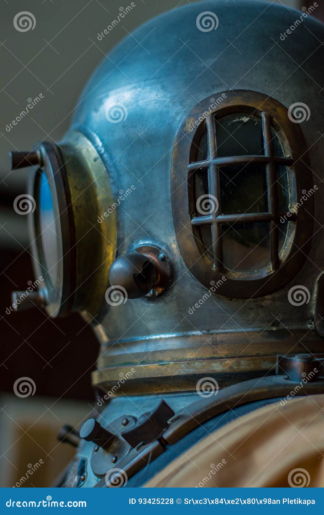 Profile of an Old Diving Mask. Stock Photo - Image of summer ...
