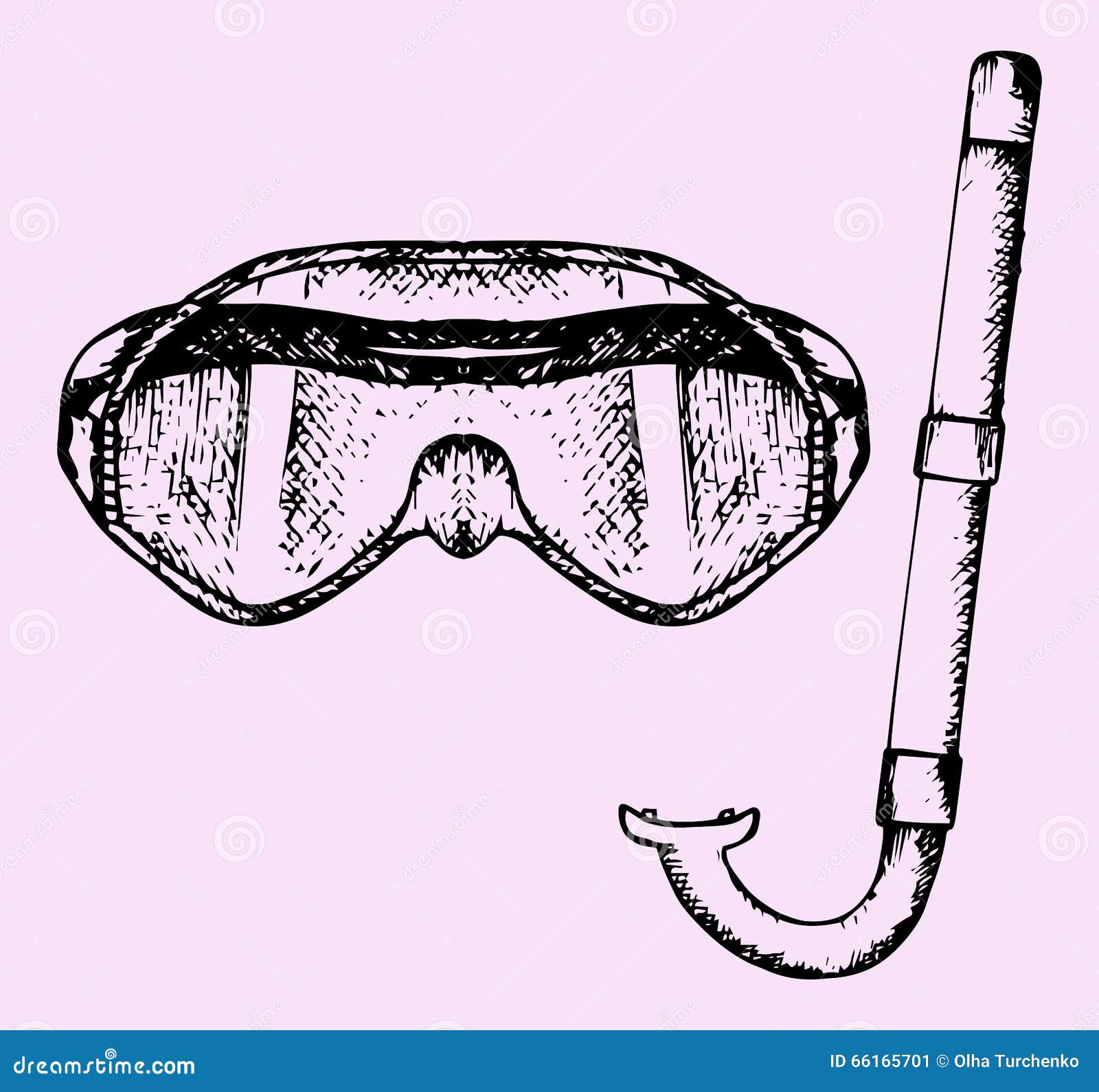 Diving Mask Digital Clip Art Vintage Submariner Mask Drawing Frogman On ...