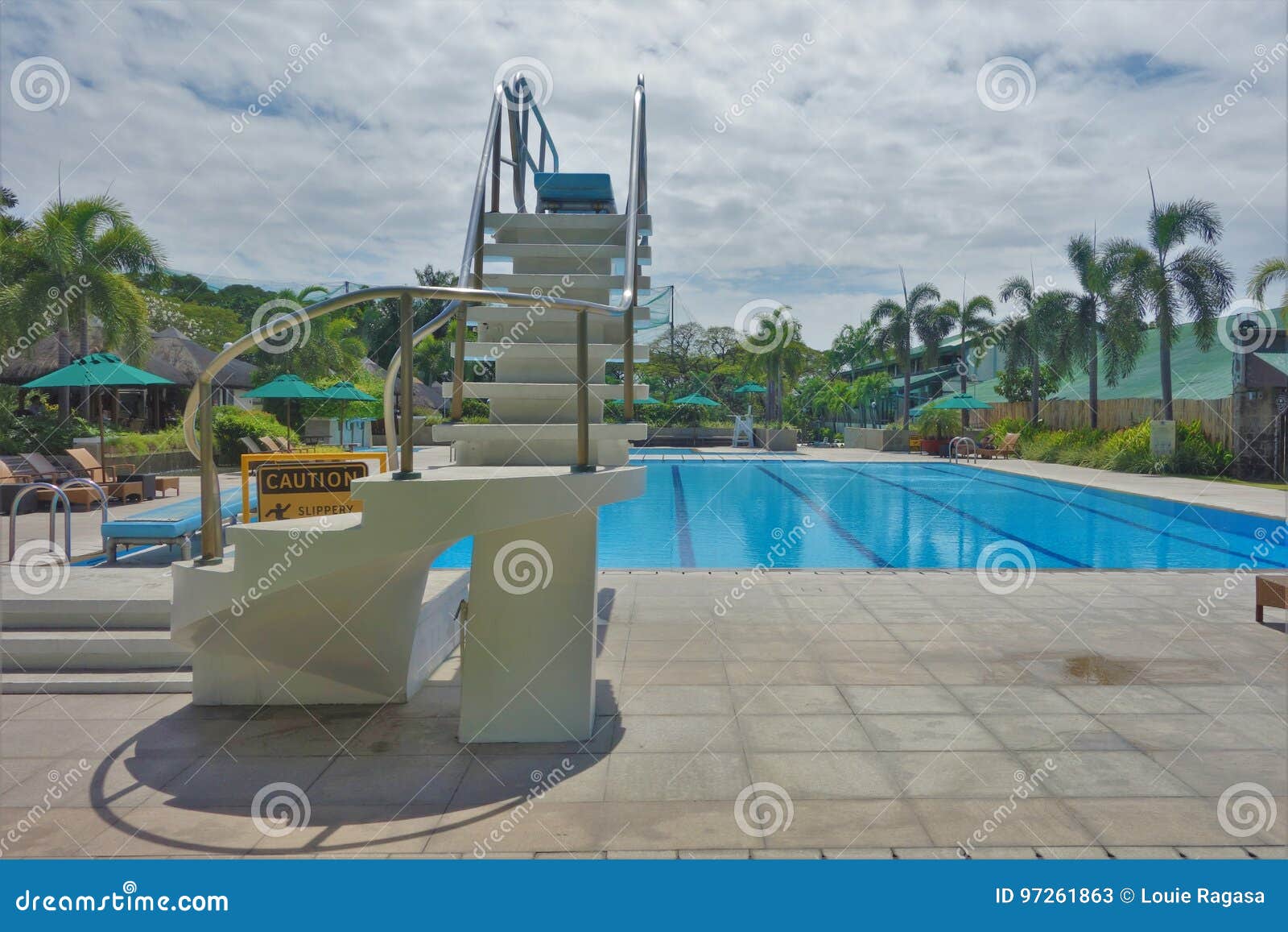 Diving Platform stock image. Image of diving, swimming - 97261863