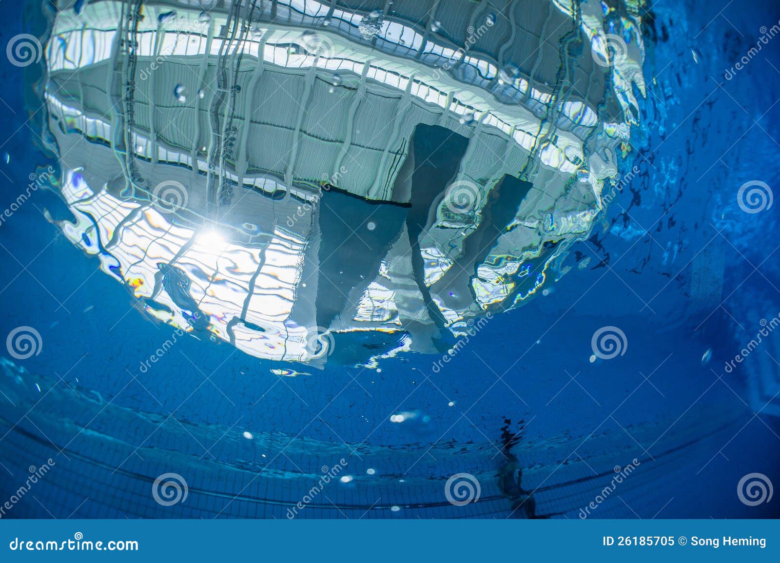 Diving pool stock image. Image of architecture, blue - 26185705