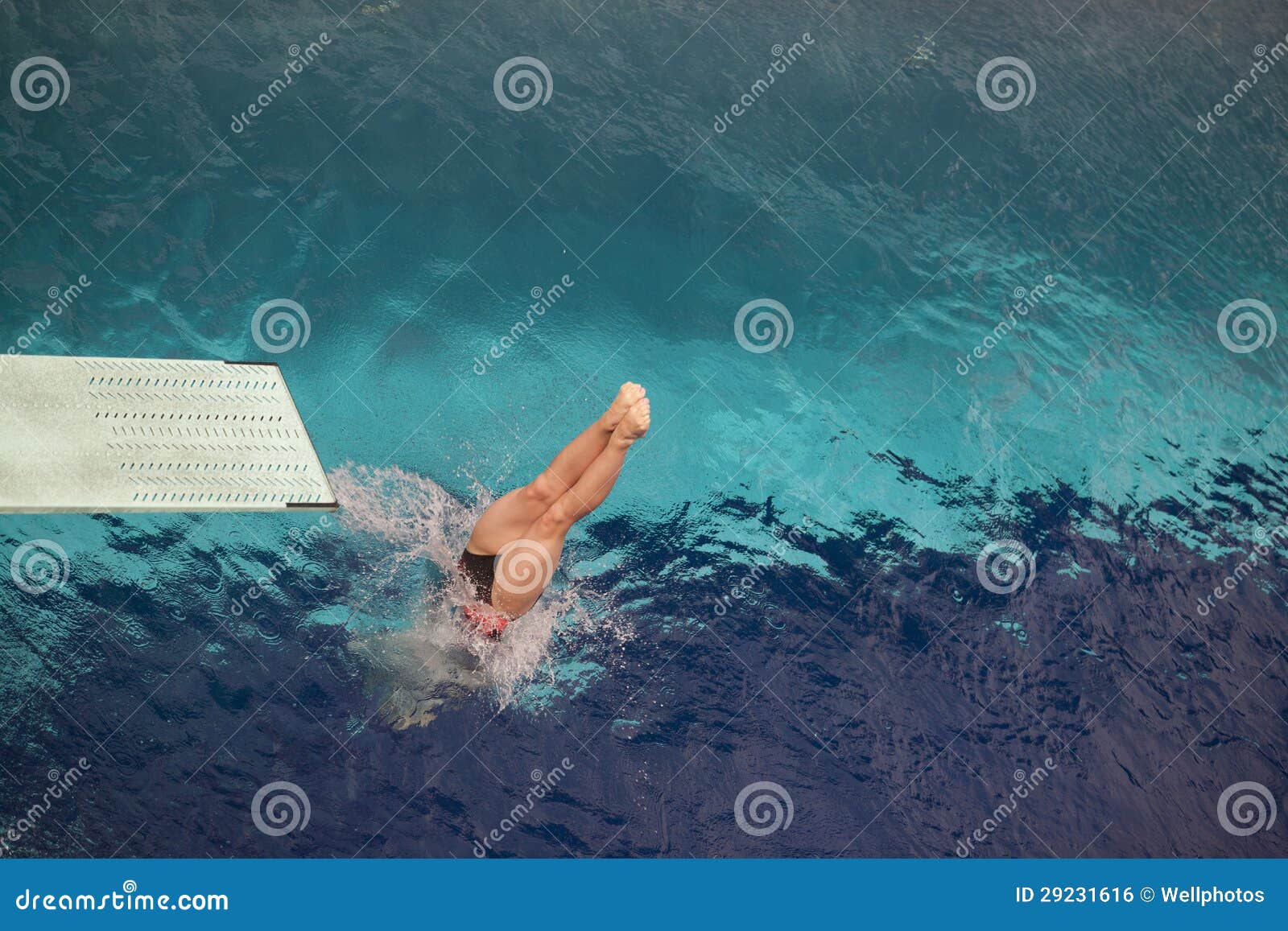 Diving into the water stock photo. Image of body, dive - 29231616