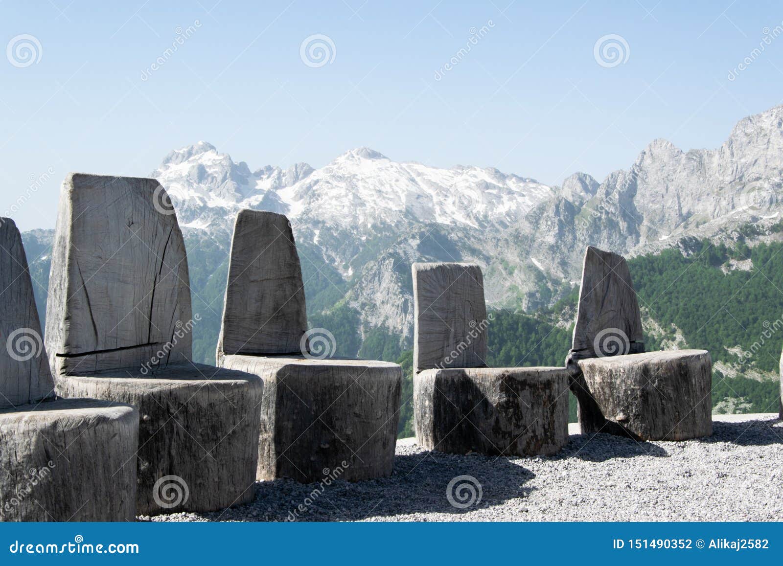 Divinity Chairs. Ancient Thrones of the Gods on the Top of the Mountain ...