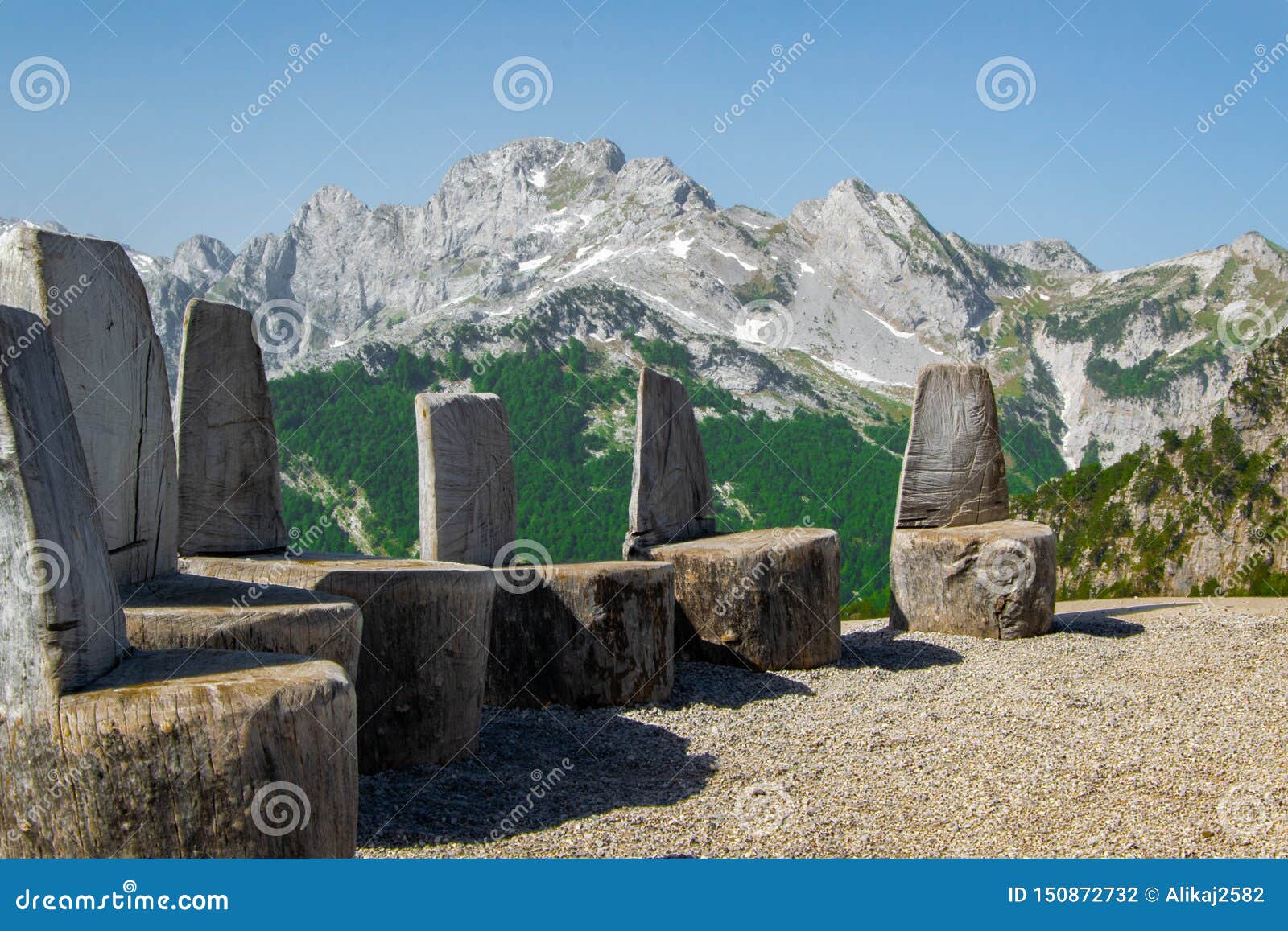 Divinity Chairs.Antient Thrones of the Gods on the Mountain Editorial ...