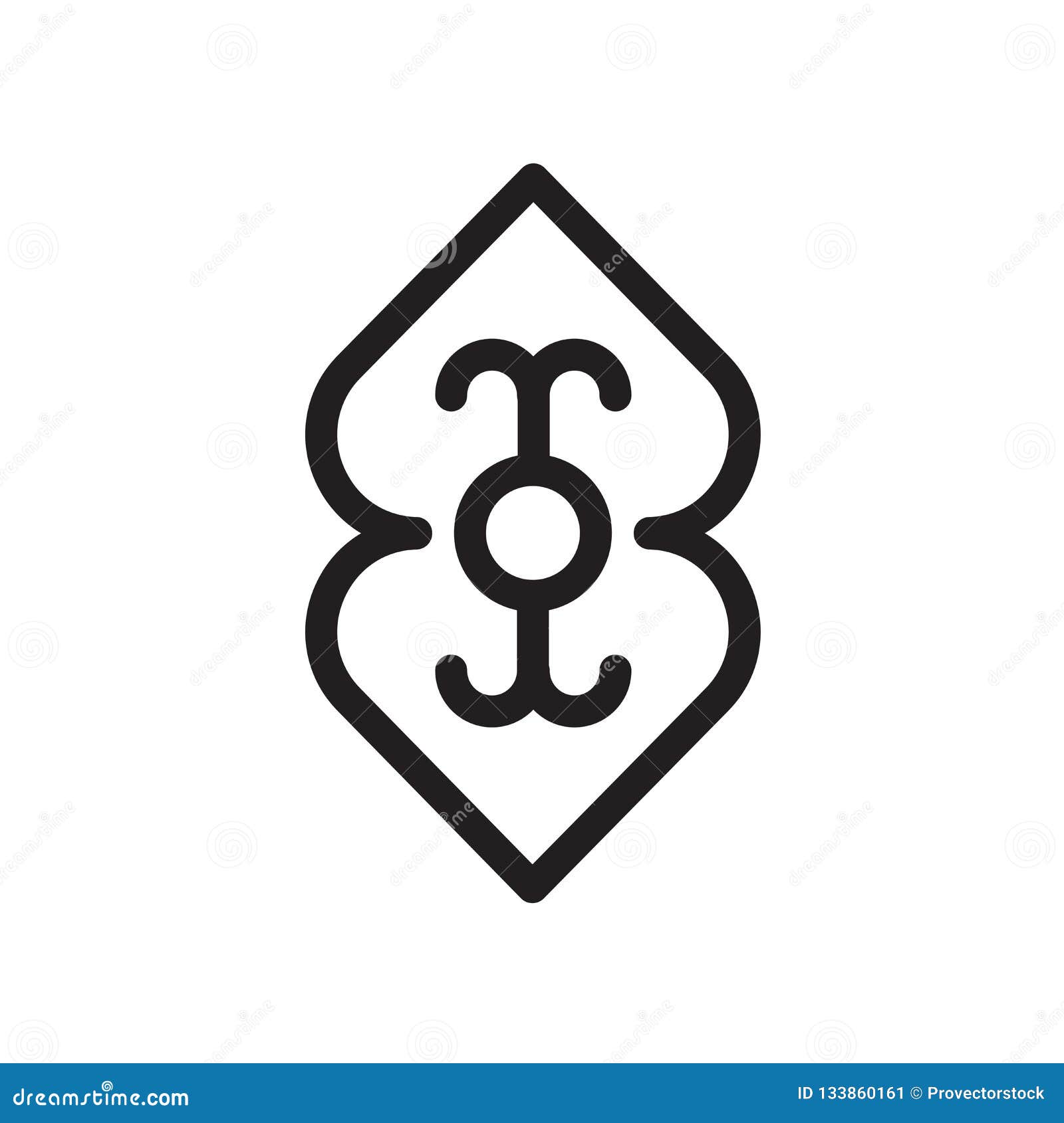 Divinity Icon Isolated on White Background Stock Vector - Illustration ...