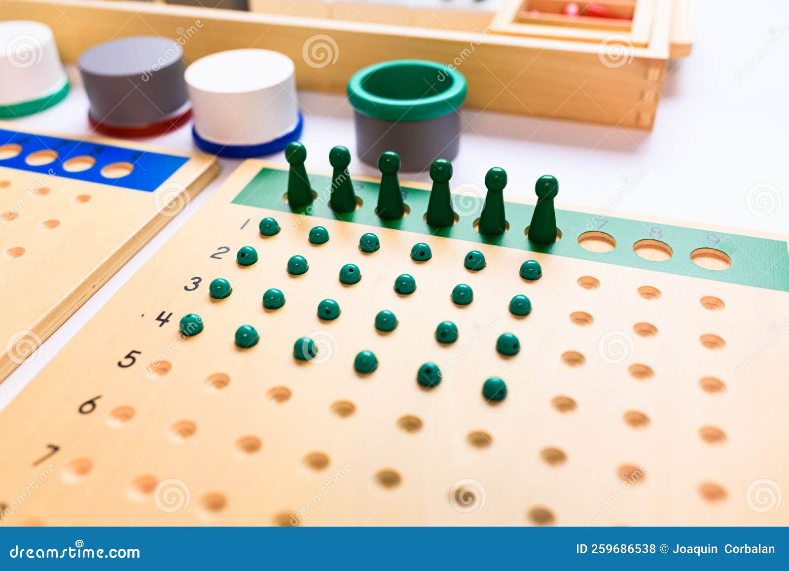 The Division Board in Montessori is a Mathematical Material To Learn in ...