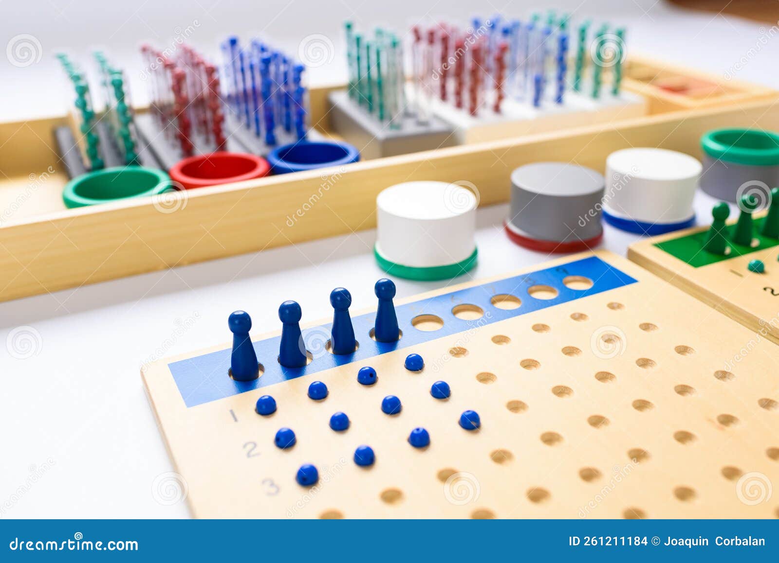 The Division Board in Montessori is a Mathematical Material To Learn in ...