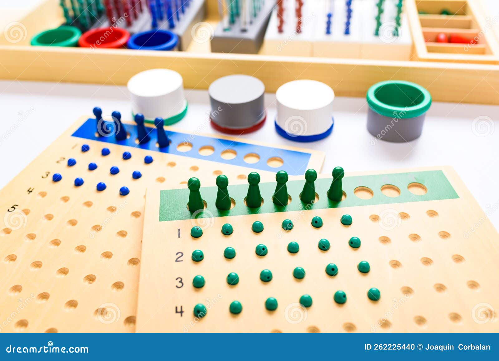 The Division Board in Montessori is a Mathematical Material To Learn in ...