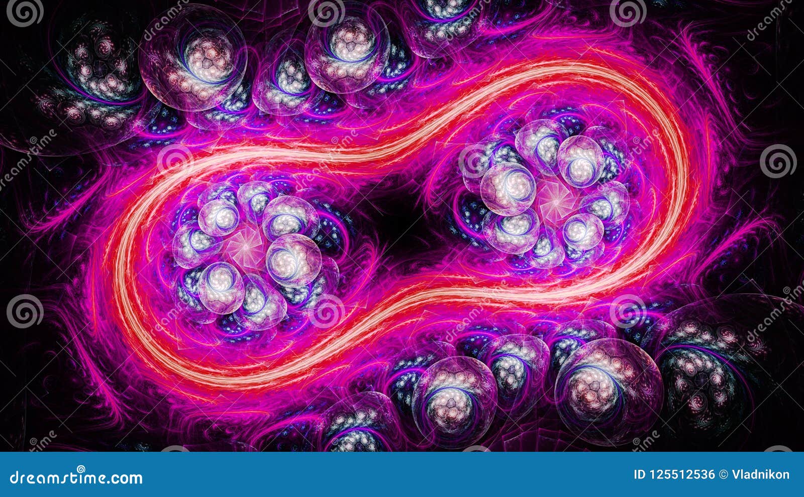 Division Of A Cell, Mitosis Concept Stock Illustration | CartoonDealer ...