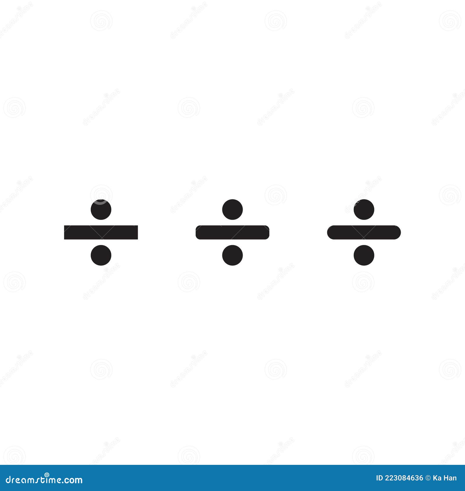 Division Icon Vector. Divide Symbol Images Stock Vector - Illustration ...