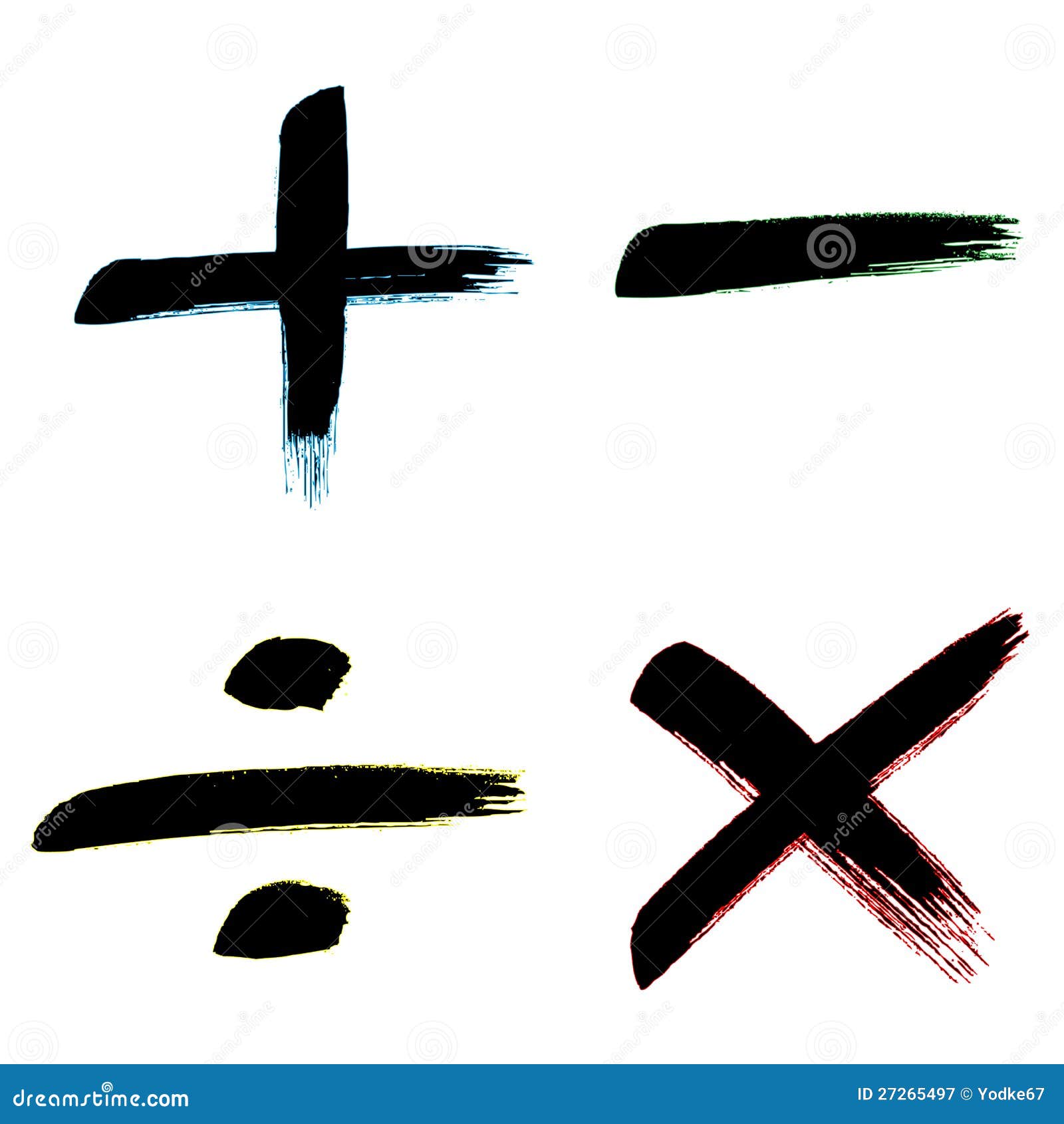 Signe De Multiplication Et De Division