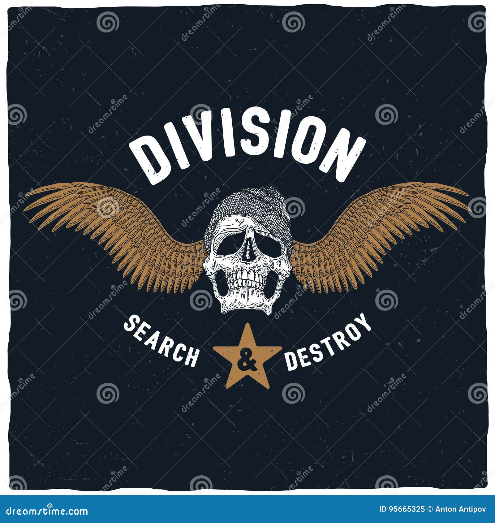 Division Search and Destroy Poster Stock Vector - Illustration of ...