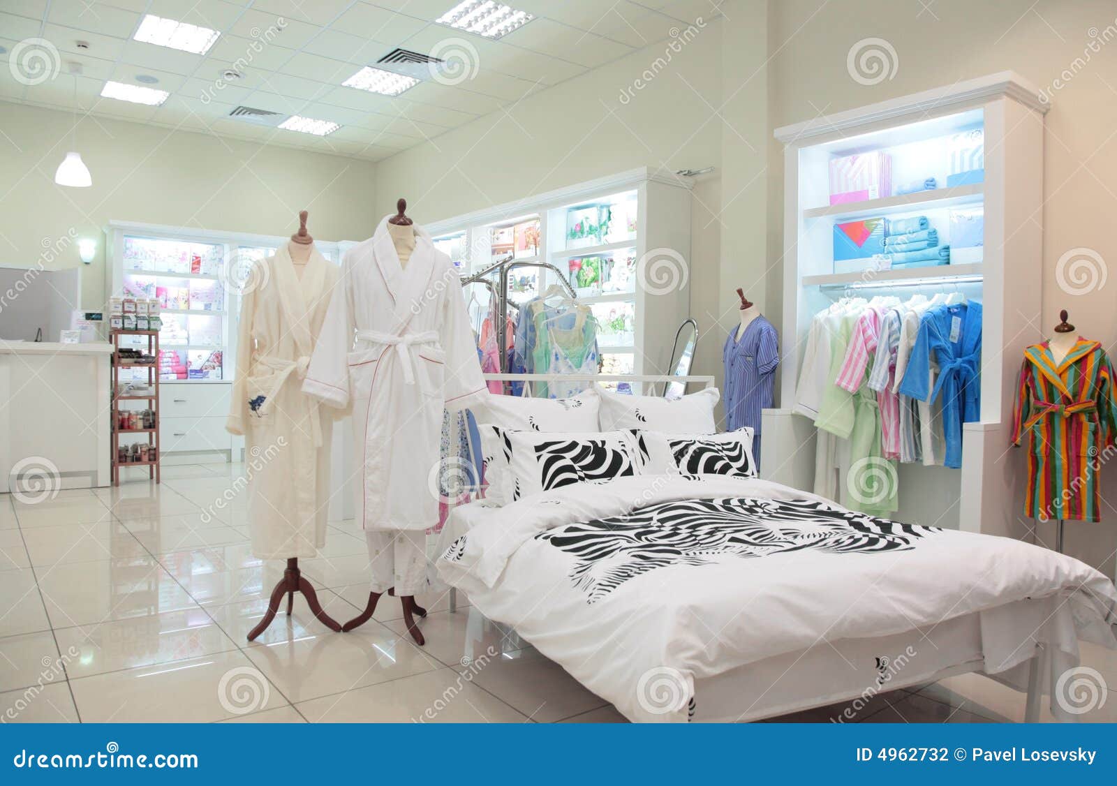 Division of Sleeping Equipment in Store Stock Photo - Image of inside ...