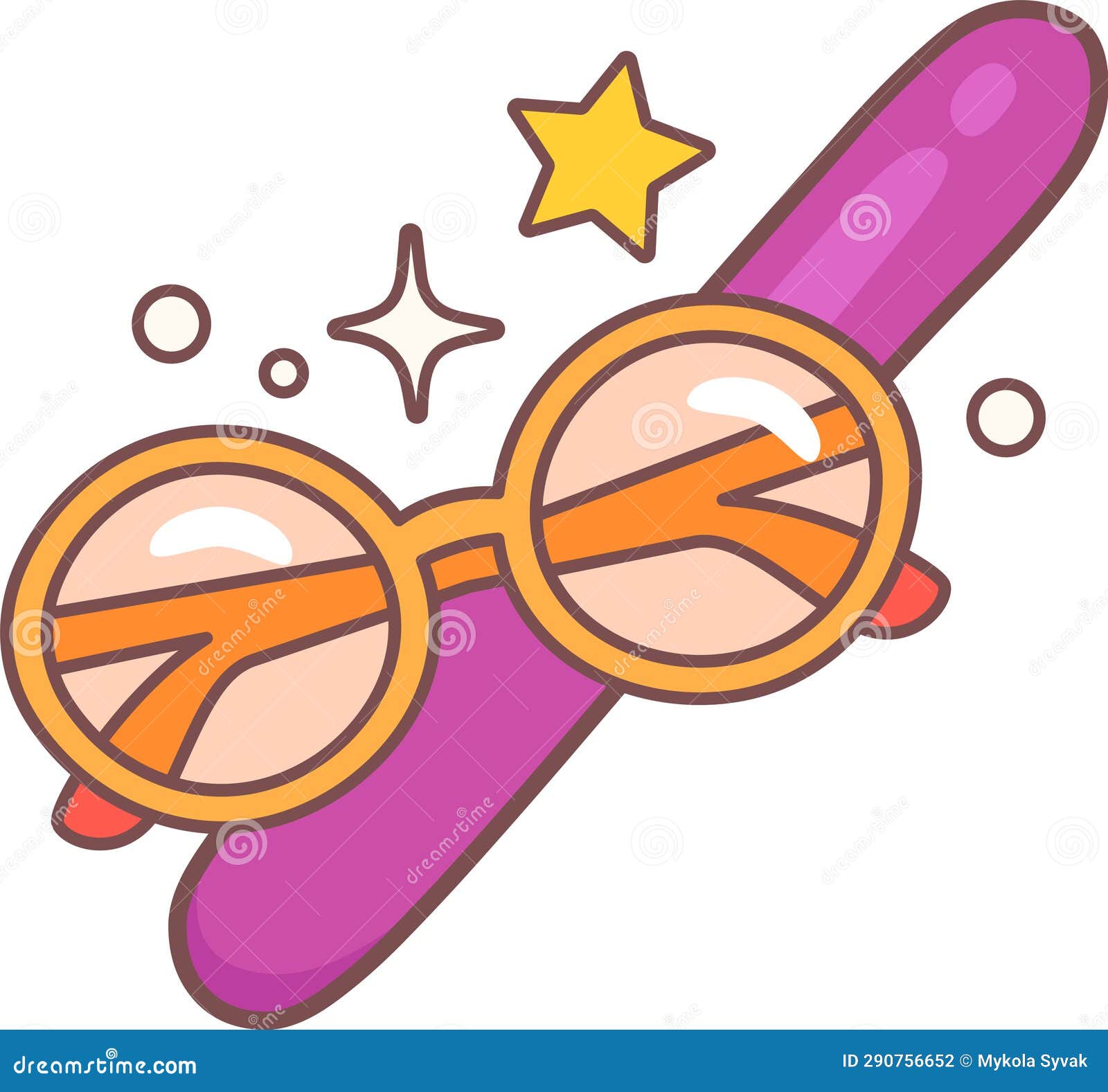 Division Symbol Sticker stock vector. Illustration of design - 290756652