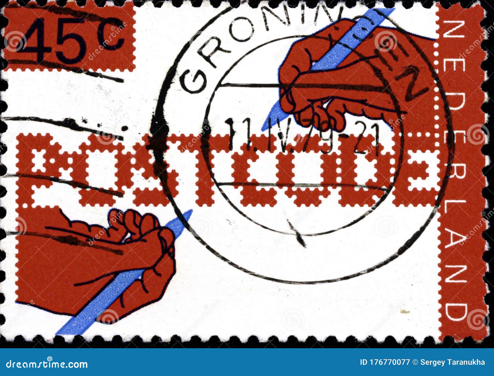 02 11 2020 Divnoe Stavropol Krai Russia Postage Stamp Netherlands 1978 ...