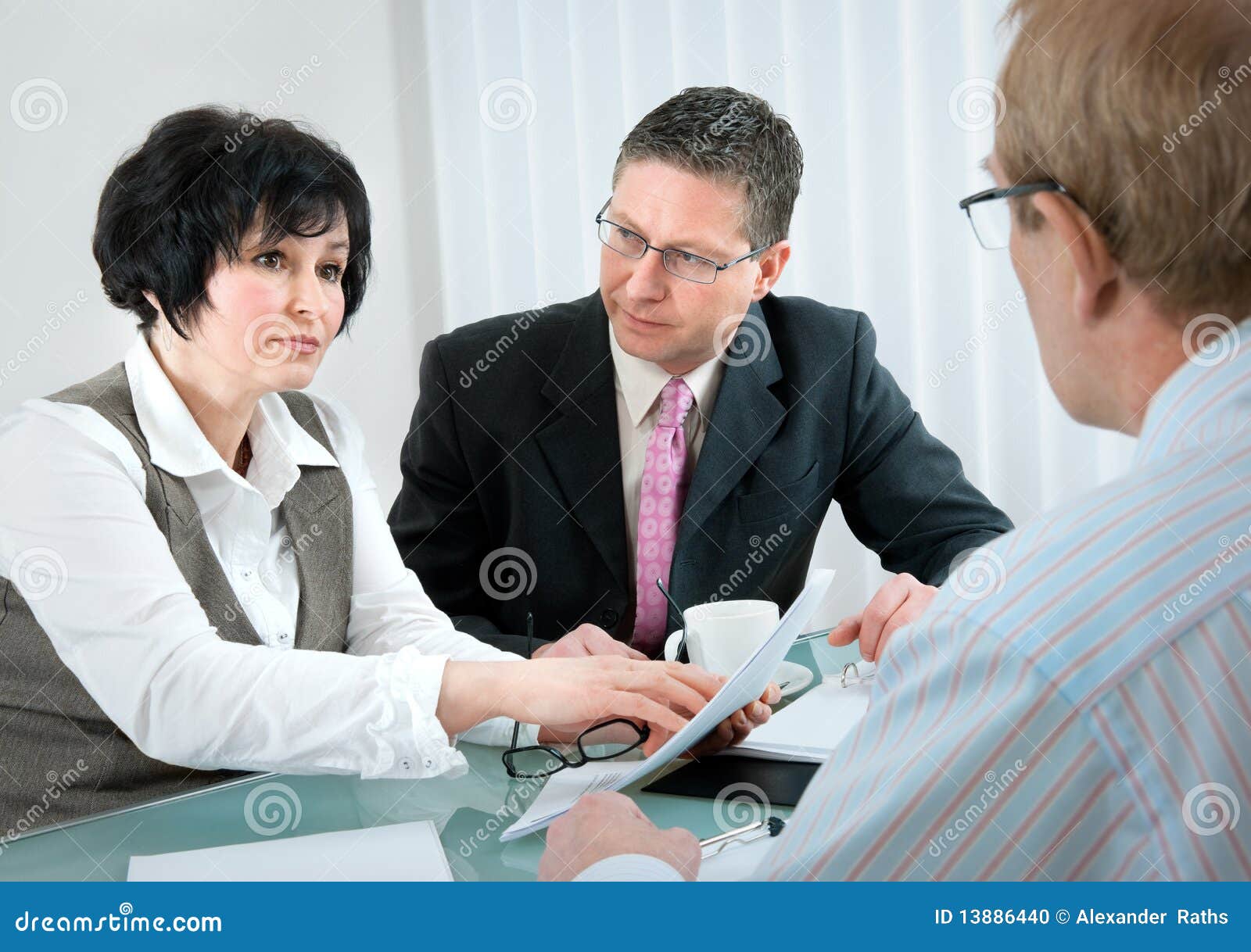Divorce stock photo. Image of businessman, explaining - 13886440