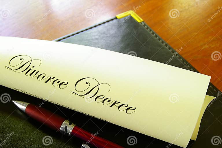 Divorce decree stock photo. Image of divorce, contract - 24549542