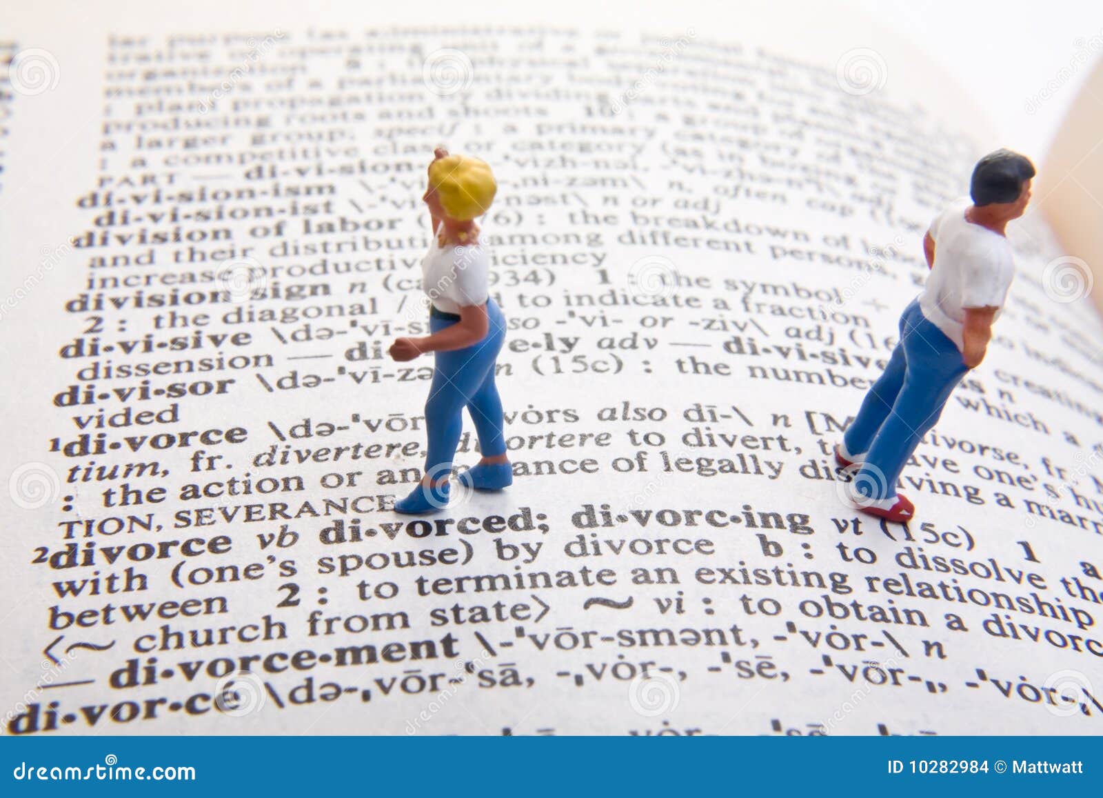 Divorce Definition stock photo. Image of marriage, separated - 10282984