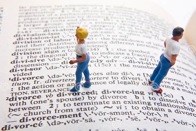 Divorce Definition stock photo. Image of marriage, separated - 10282984