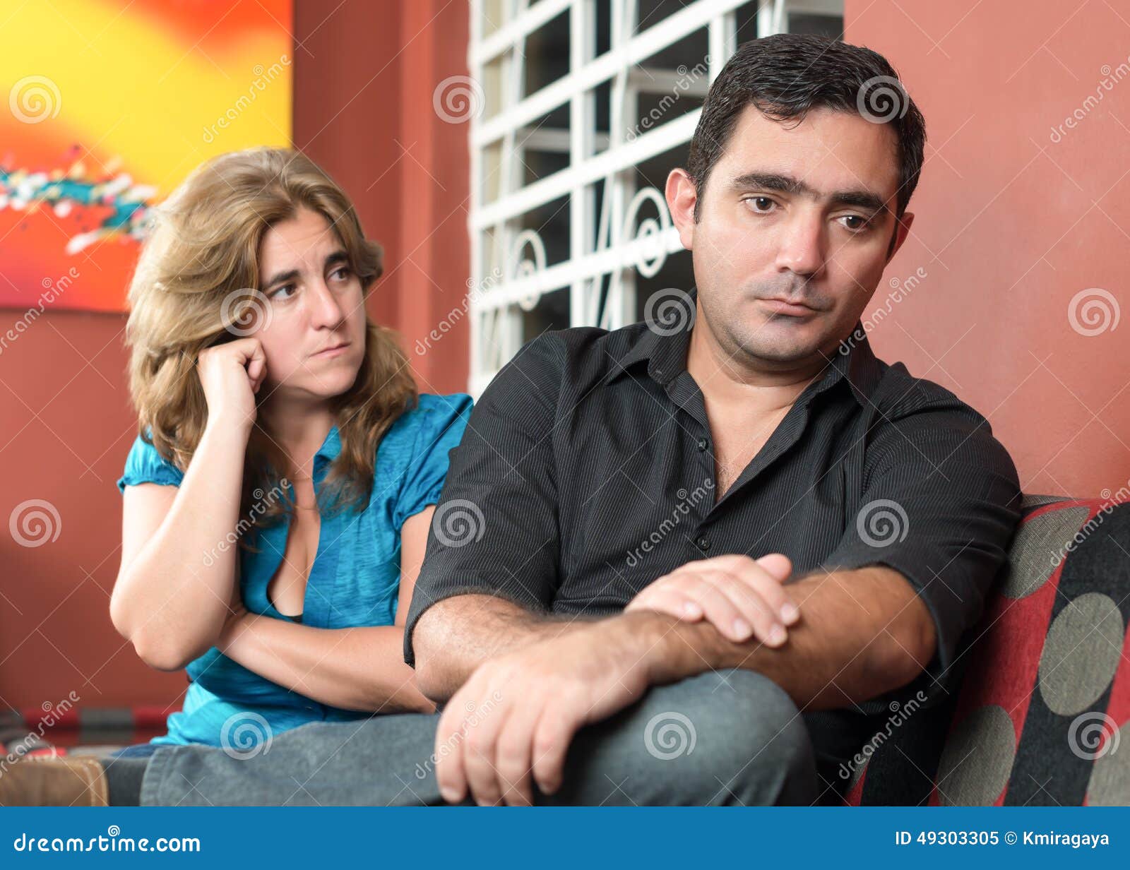 Divorce Sad Husband And Wife Stock Image Image Of Domestic Affair