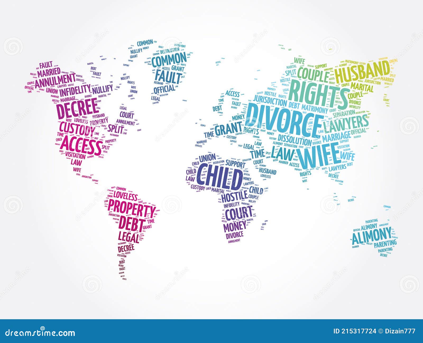 Divorce Word Cloud Collage Stock Photography | CartoonDealer.com #197981234