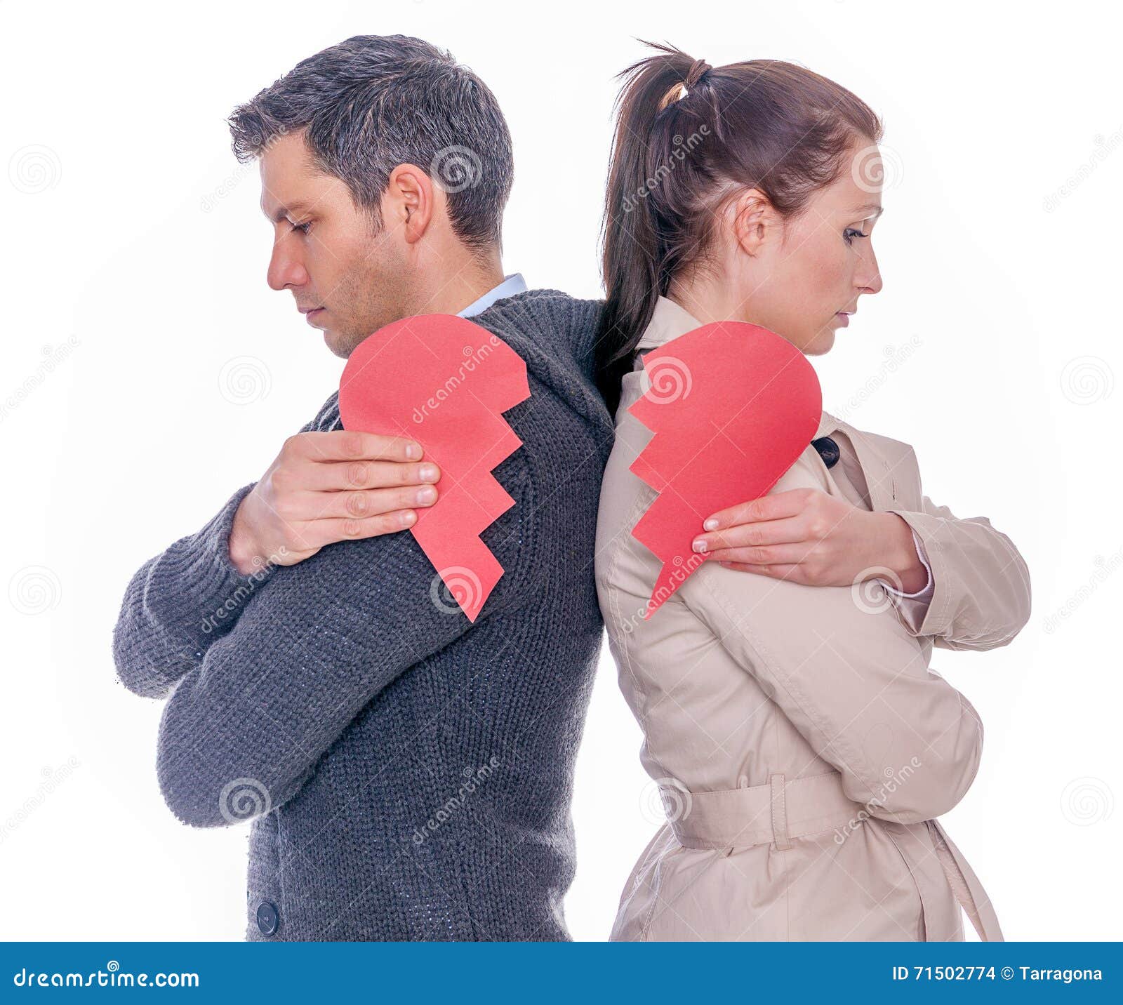 Divorcing couple stock photo. Image of love, loss, female - 71502774