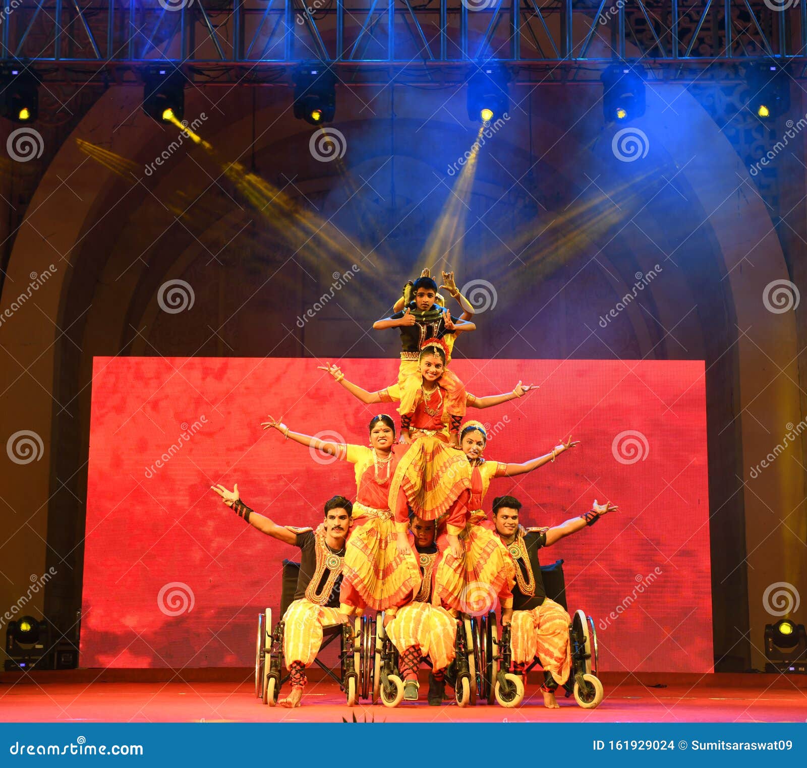 Divyang Performs in Rajasthan Editorial Stock Image - Image of goddess ...
