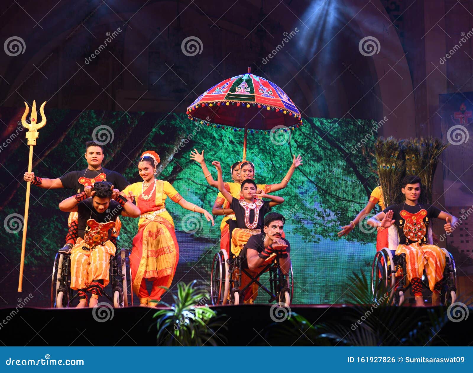 Divyang Performs in Rajasthan Editorial Photo - Image of goddess ...