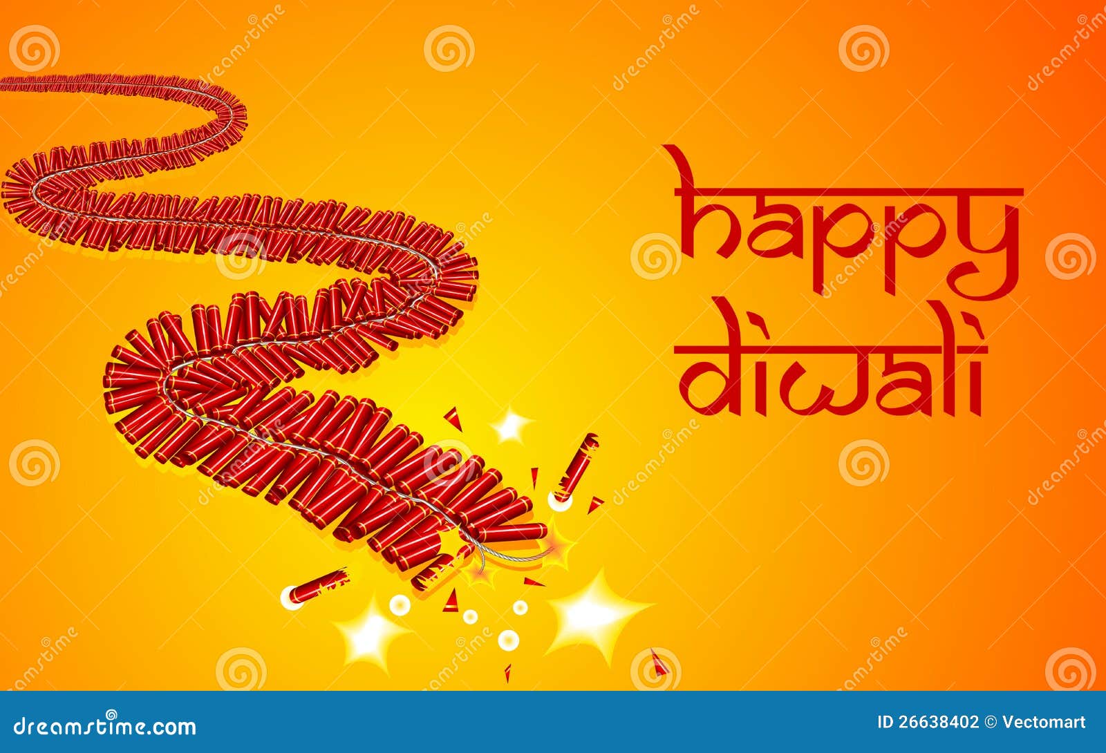Diwali Celebration stock vector. Illustration of boom - 26638402