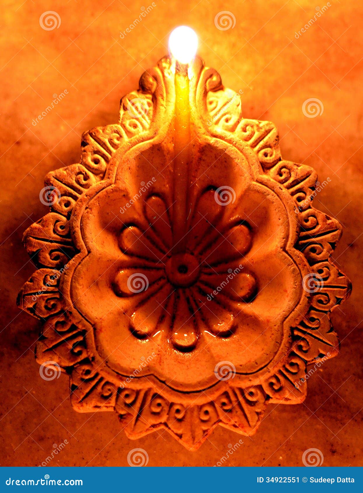 Diwali designer diya stock image. Image of religious - 34922551