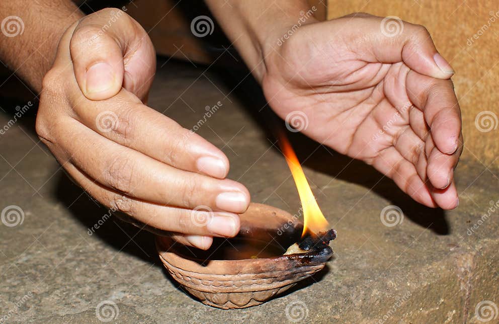 Diwali Diya stock photo. Image of lamp, religion, earthen - 16837834