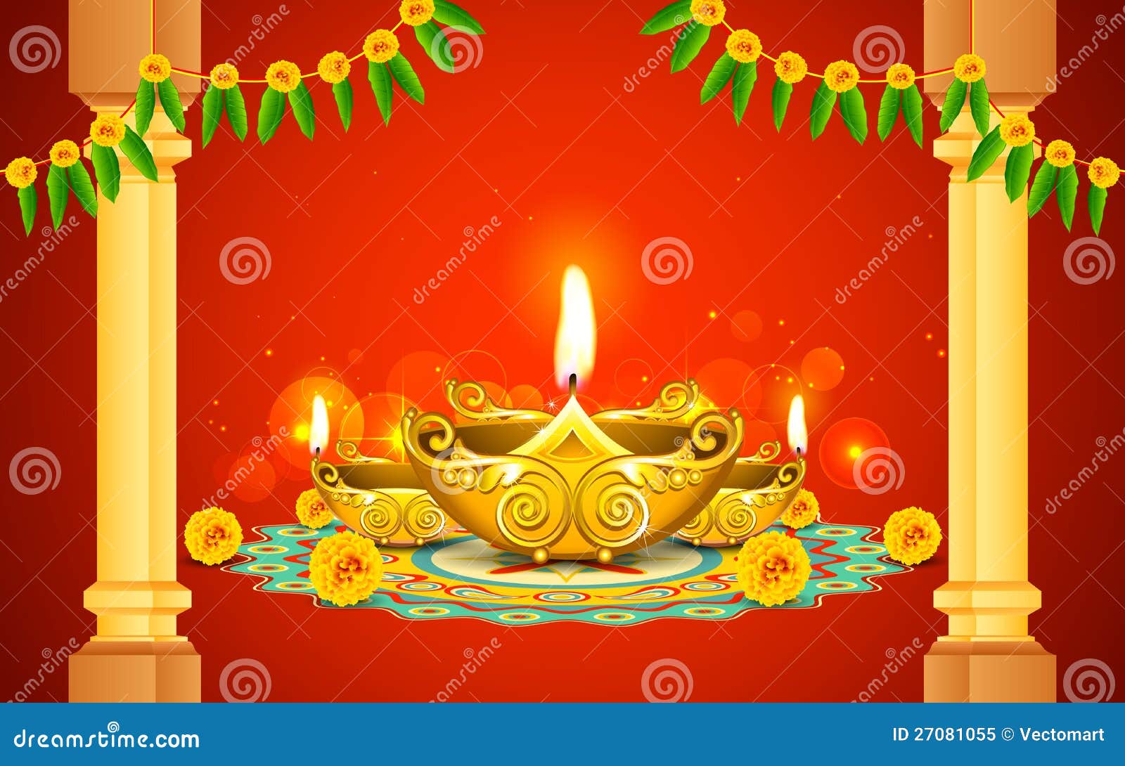 Diya Cartoons, Illustrations & Vector Stock Images - 40681 Pictures to ...