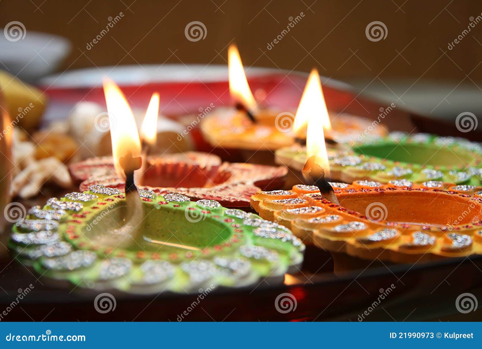 Diwali diyas stock image. Image of sikhism, indian, diwali - 21990973